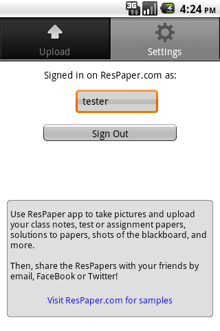 Free ResPaper App for iPhone and Android Devices
