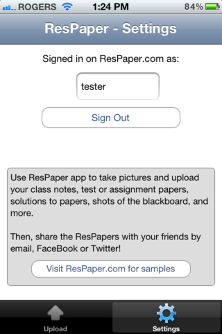 Free ResPaper App for iPhone and Android Devices